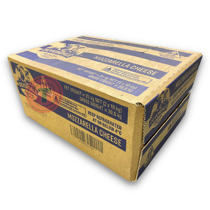 Devondale- Mozzarella Cheese 2 x 10kg | Gulli Food Distributors